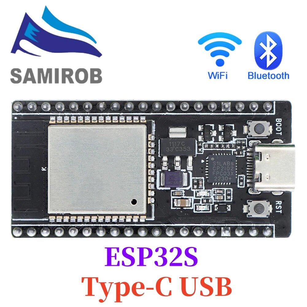 ESP32S Type-C USB, Цвет: Type-C CP2102