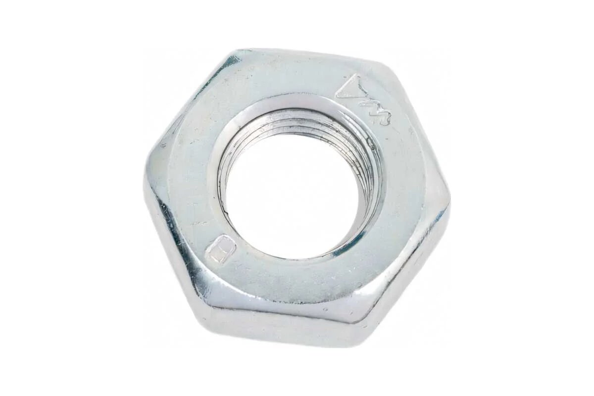 ЦКИ гайка DIN934 М10х1.25 усилена закалкой 8 Ц 100шт 60521