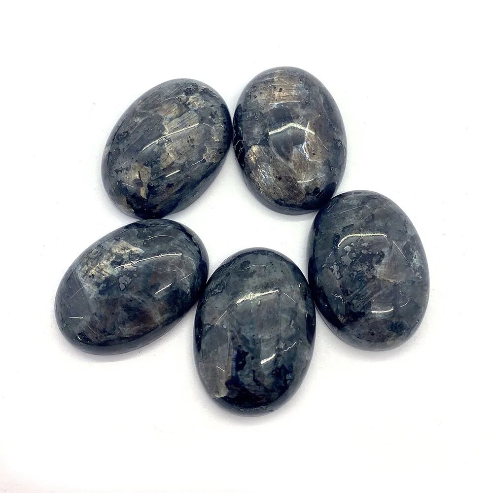 Кабошон агат, оникс, бирюза, натуральный камень, 18x25 мм Темно-синий, G