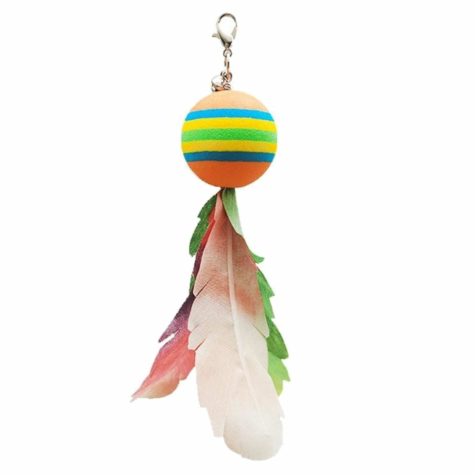 Сменная головка для радужного шара-колокольчика из перьев-№ 6