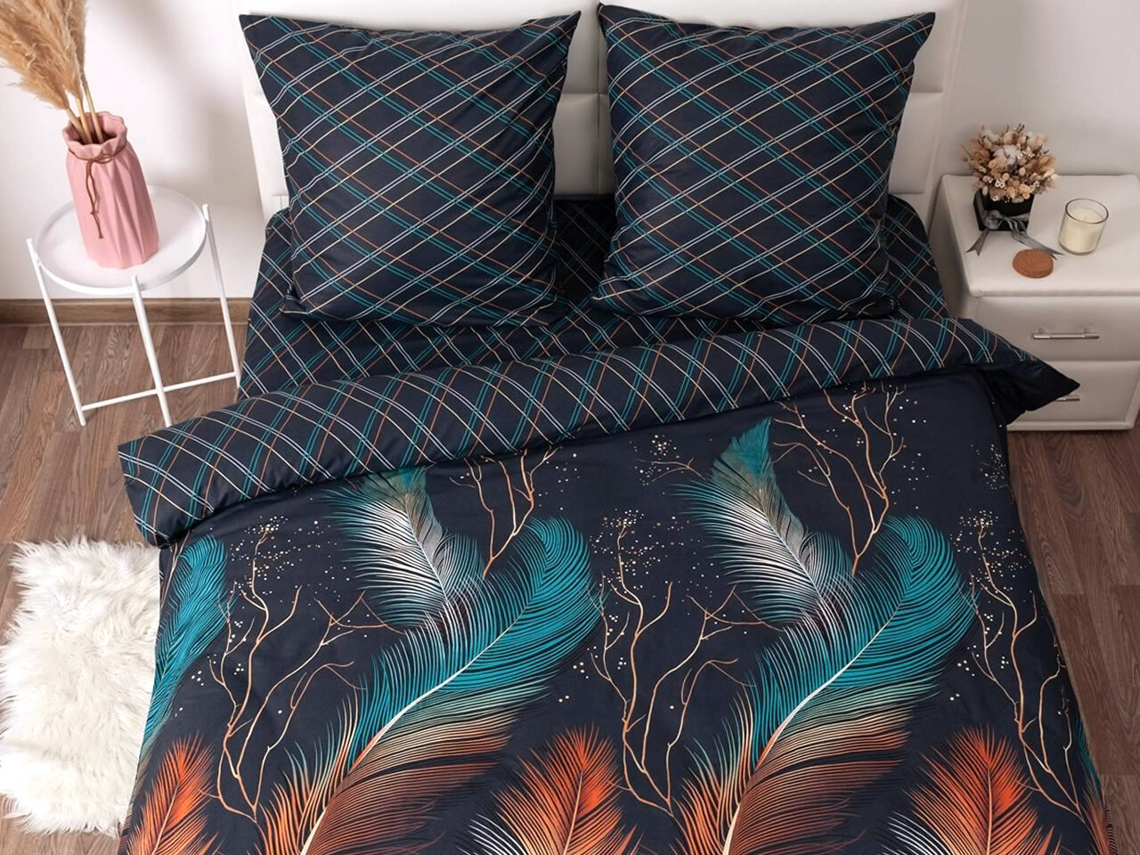 Пододеяльник из поплина 150 х 200 - М - Эгрет А+В