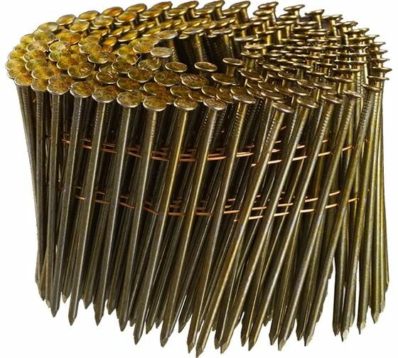 Гвозди барабанные для N90C_2.87x75 мм_гладкие_250 шт. FUBAG
