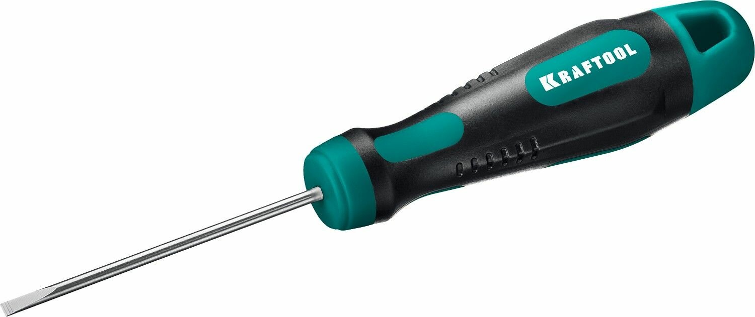 Отвертка KRAFTOOL x Drive, прямой шлиц 2,5 мм, длина стержня 60 мм, для точныx работ