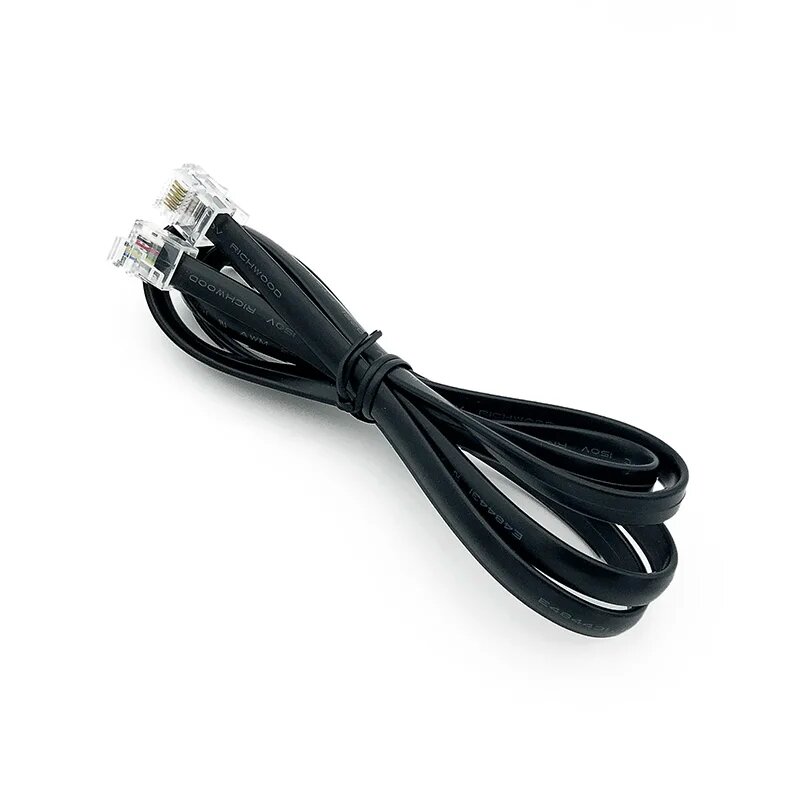 1 м/2 м/3 м RJ12 6P6C разъем с левой пряжкой, Модульный Штекер, соединительный кабель для VEX IQ, датчик двигателя, выделенный умный кабель