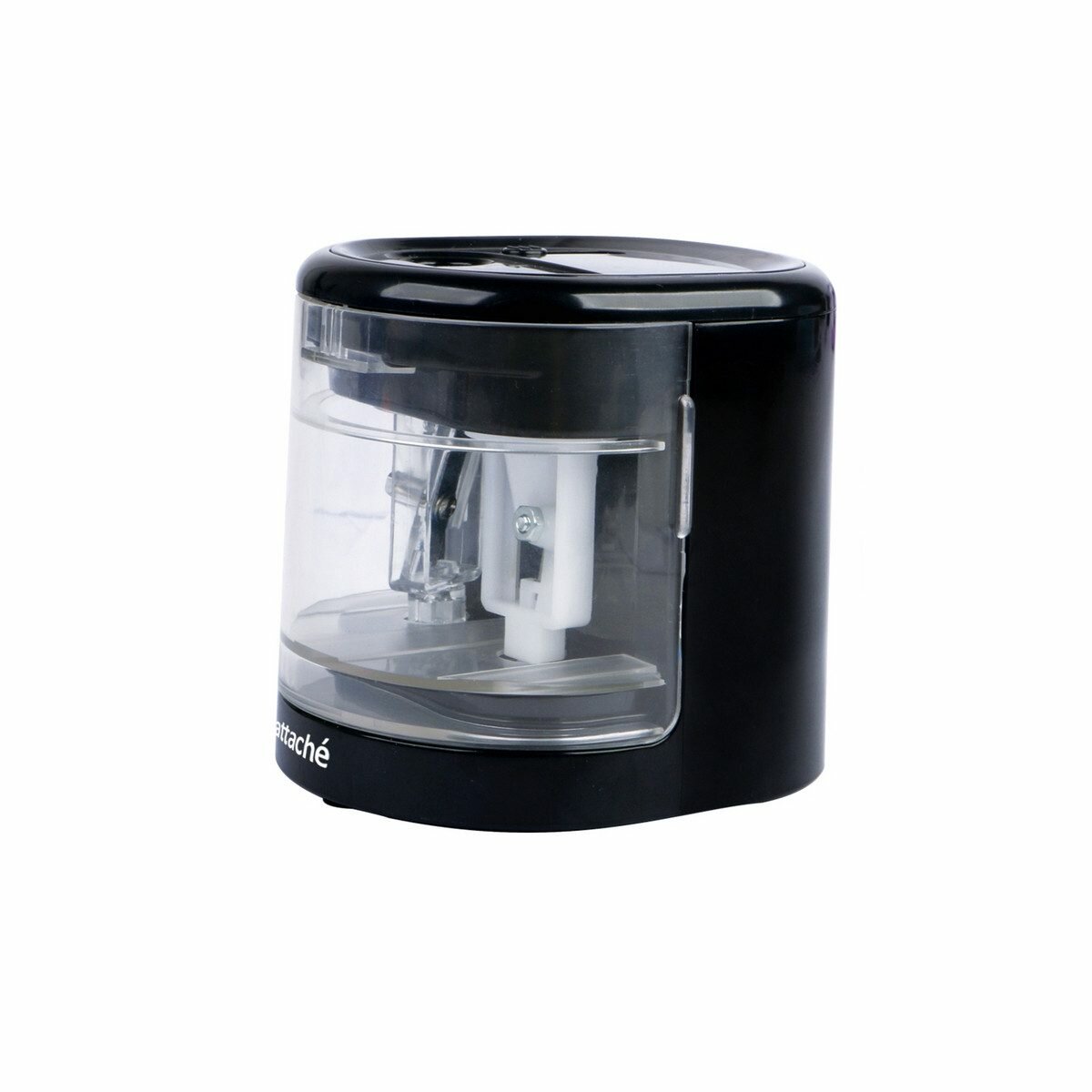 Точилка для карандашей электрическая Attache Leader, питание от батарейки, черная