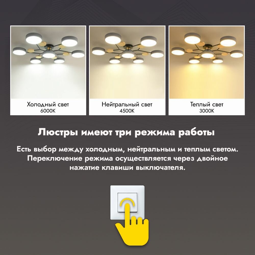 Люстра потолочная — фото 1