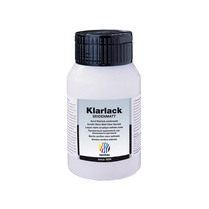 Водно-акриловый шелковистый лак Nerchau KLARLAK, 750мл