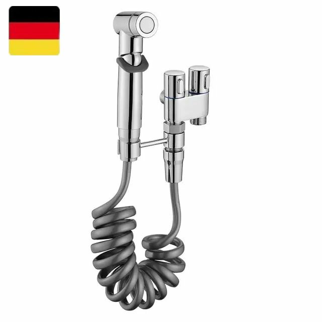 Гигиенический душ для унитаза на холодную воду, нержавеющая сталь, графит