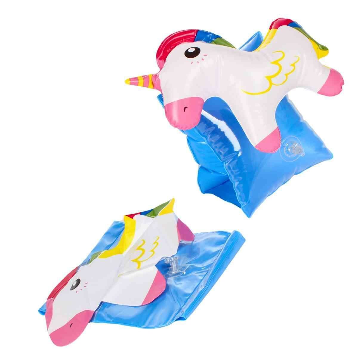 Нарукавники надувные детские с рисунком единорога, 2 шт, 4 цвета микс, ABS пластик