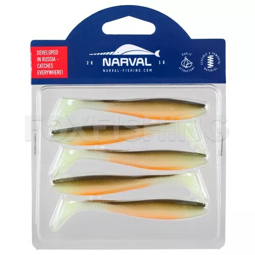 Силиконовая приманка Narval Choppy Tail 10cm #049 5шт.