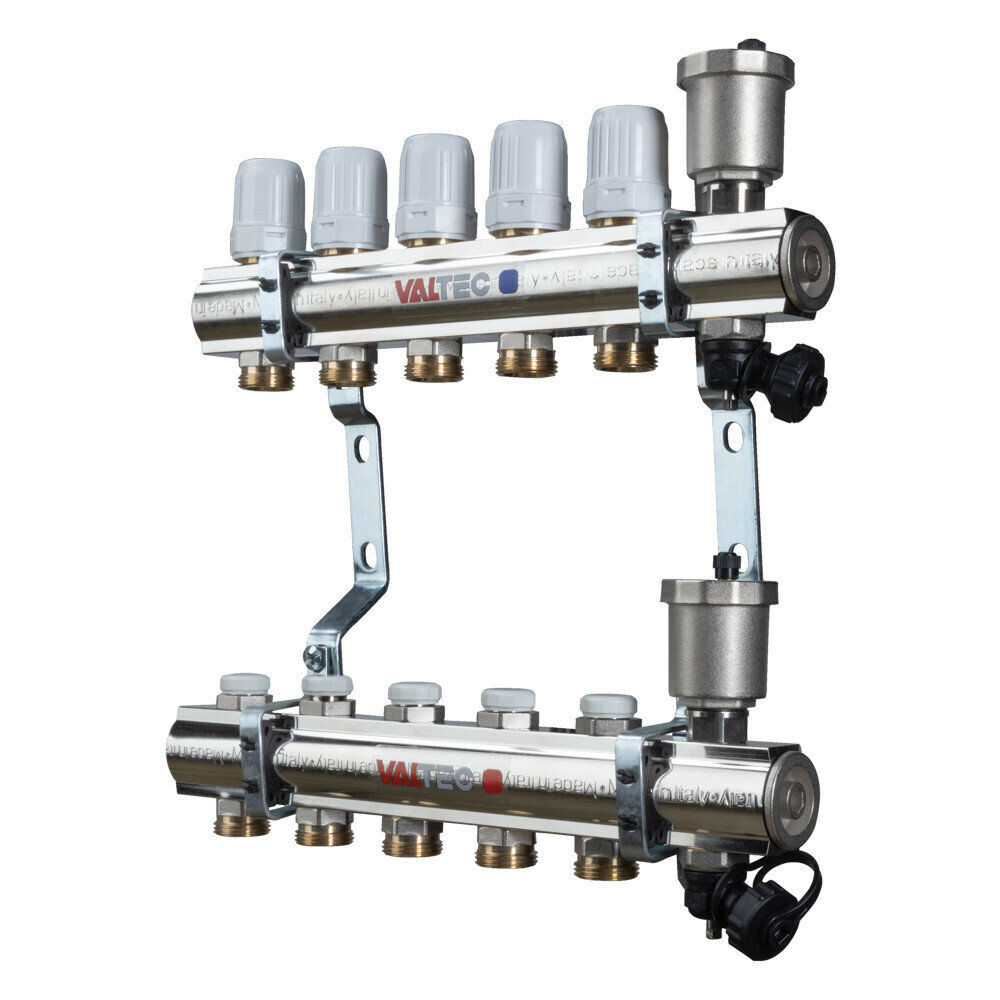 Коллекторная группа в сборе, 1х 8 вых. 3/4 ЕК VTm VTc.594. EMNX.0608