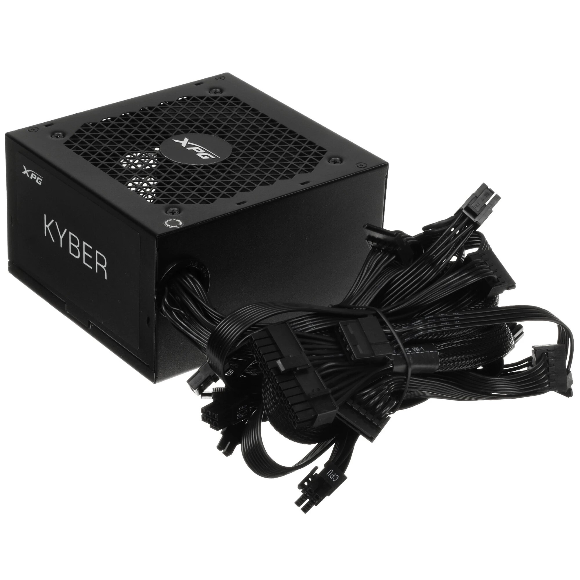 Блок питания ADATA XPG KYBER 650 RTL (KYBER650G-BKCEU), 650Вт, 80 PLUS Gold, 120мм, черный