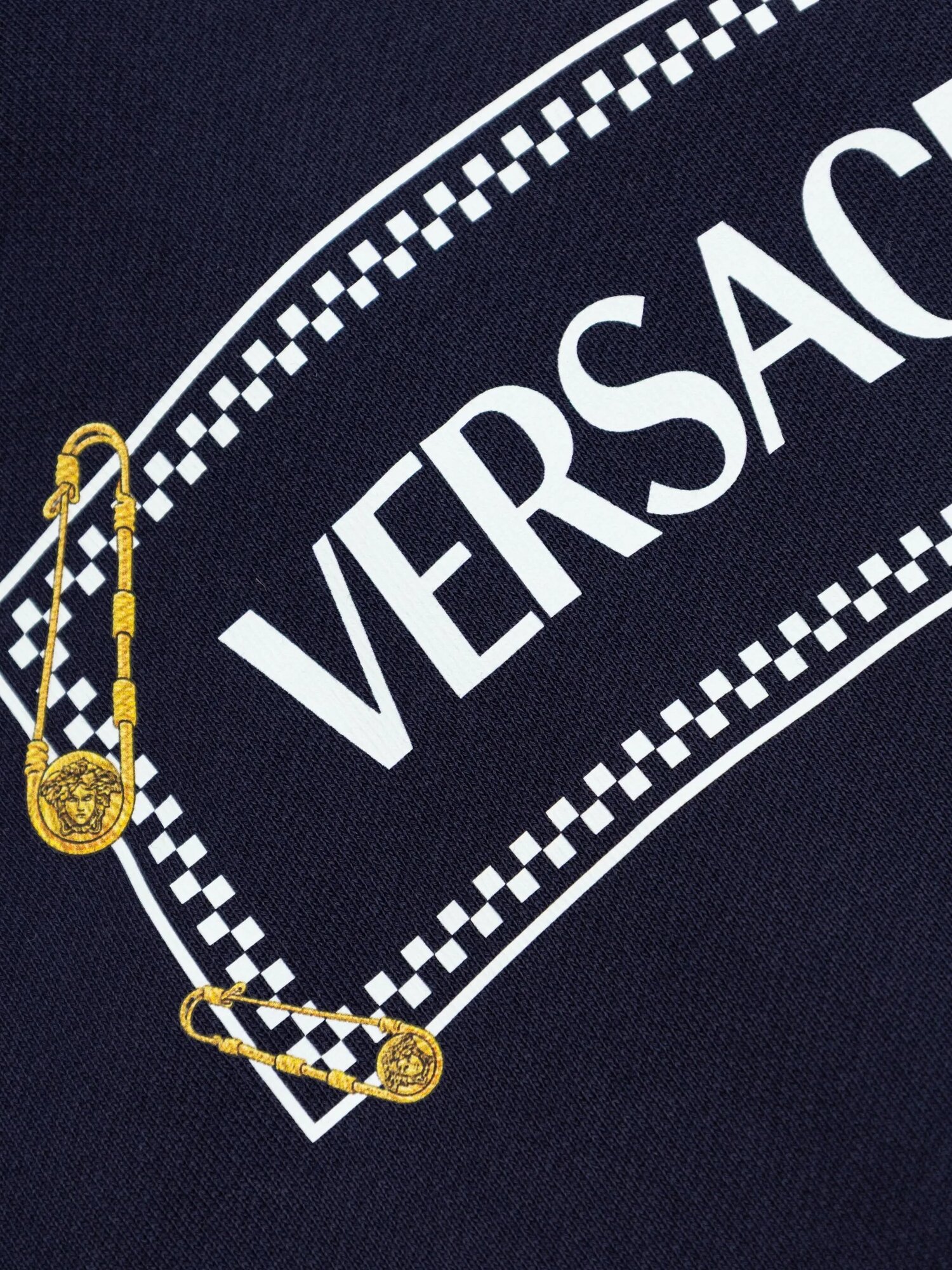 Худи Versace, размер 76, синий — фото 1