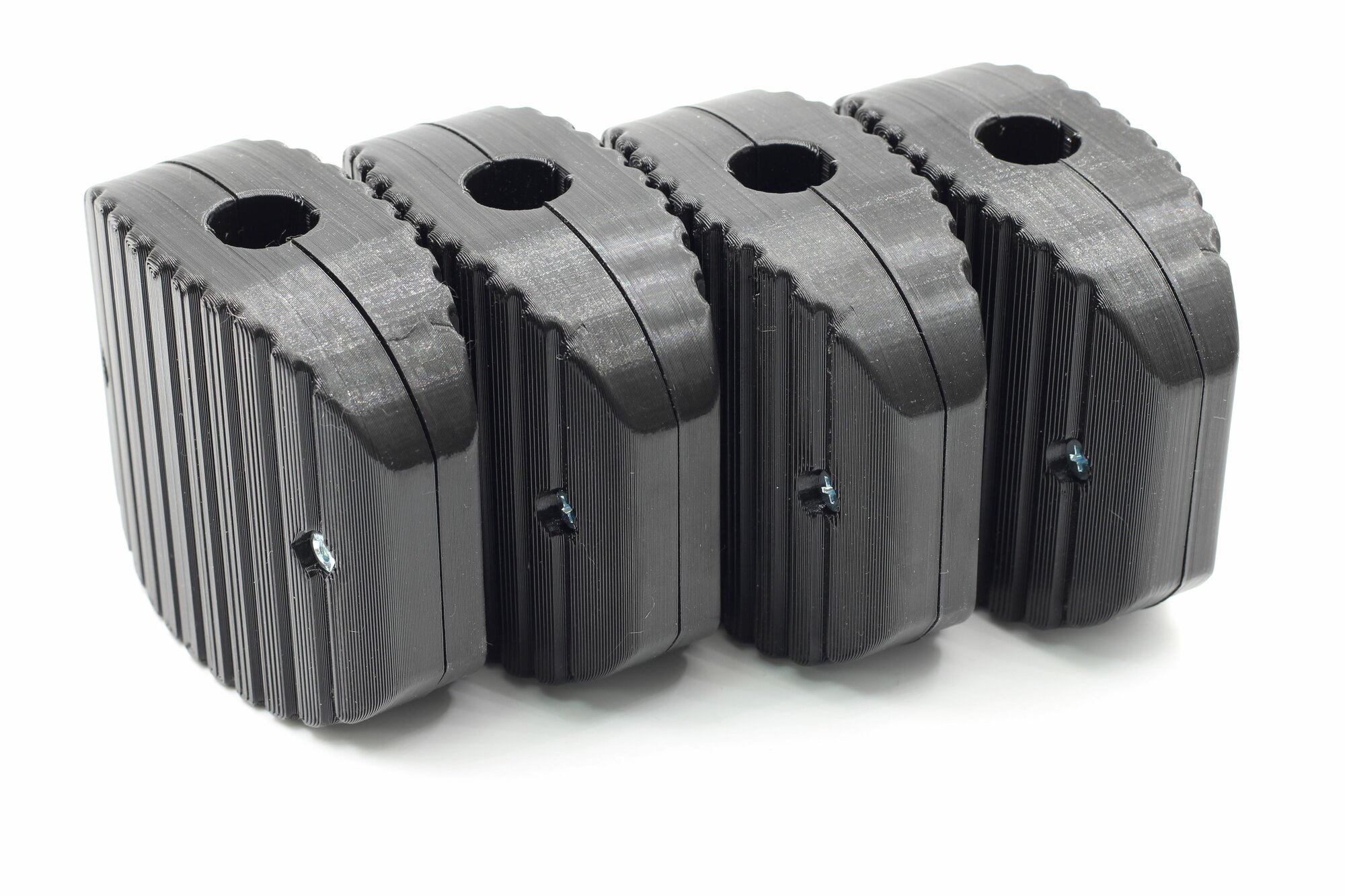 Педаль катамарана скат, комплект - 4 шт, цвет черный