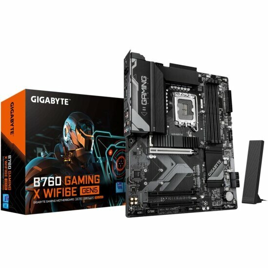 Материнская плата Gigabyte B760 GAMING X WIFI6E GEN5 (LGA1700, ATX)