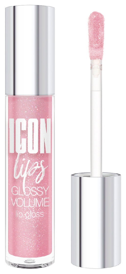 Luxvisage Блеск для губ с эффектом объема Icon Lips Glossy Volume, Тон 508 Lilac Pink