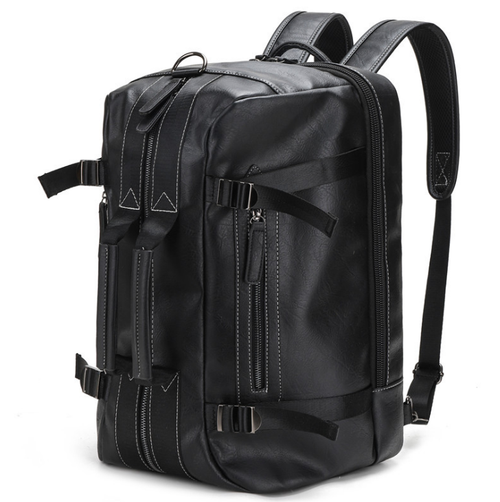 Рюкзак сумка MyPads M160-022 из импортной эко-кожи, для ноутбука Xiaomi MSI Macbook Huawei Honor MSI диагональю 14/15/15,4/15,6/16 дюймов, с ремнем.