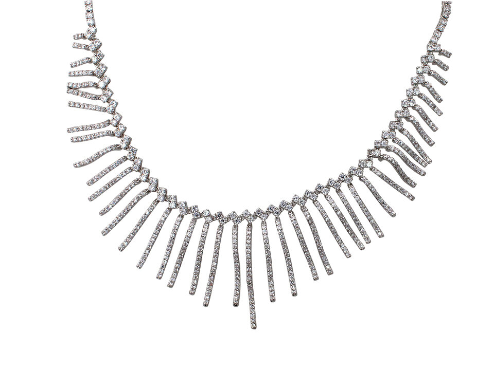 Колье, фианит