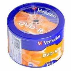 Verbatim Диск Диски DVD - R 4.7Gb 16 - х, 50шт. Shrink 43731