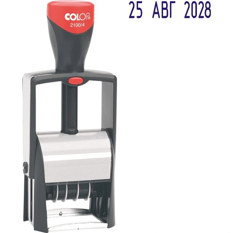 Датер автоматический металл. S2100/4 высота даты 4мм (аналог 5030)Colop