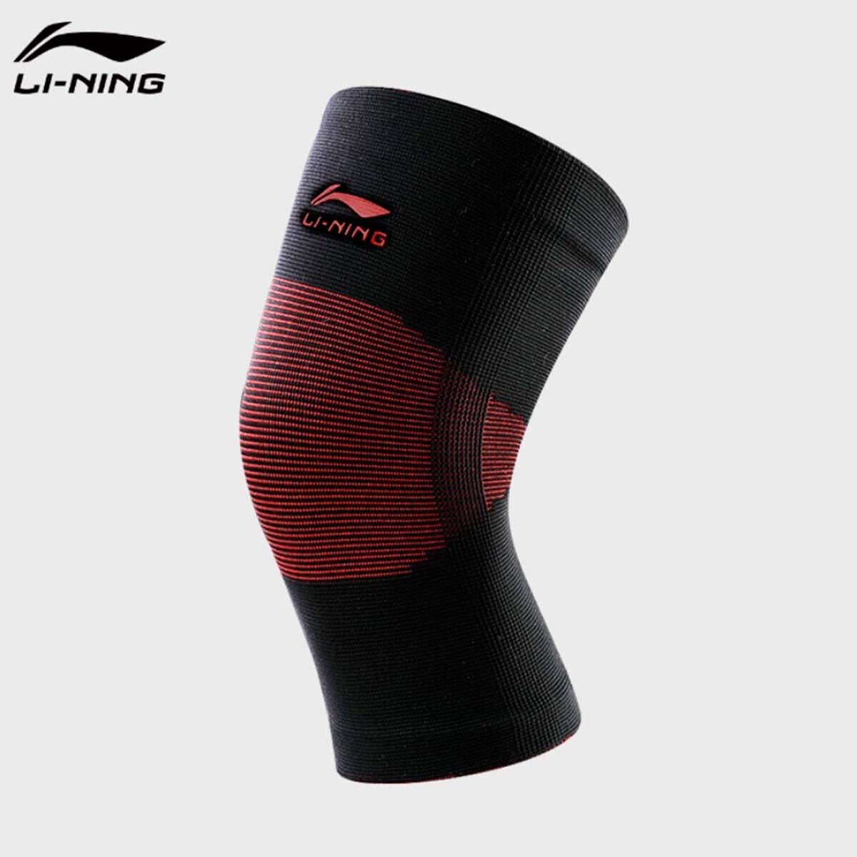 Компрессионный наколенник LI-NING LDEP624, эластичный, для колена, унисекс, размер XL, черный