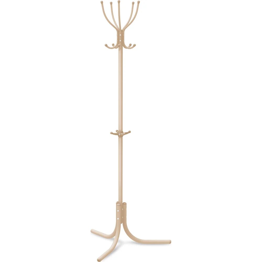 Nika НИКА Вешалка напольная Комфорт 5 ВК5 ВК5/БЖ бежевый металлик