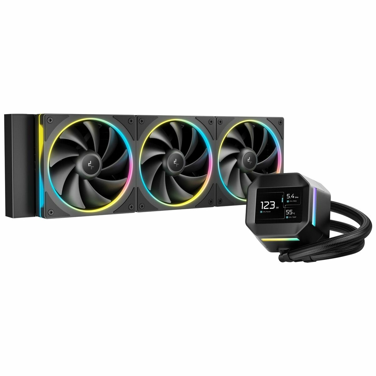Жидкостная система охлаждения Deepcool LM360, Черный (R-LM360-BKDMMC-1)