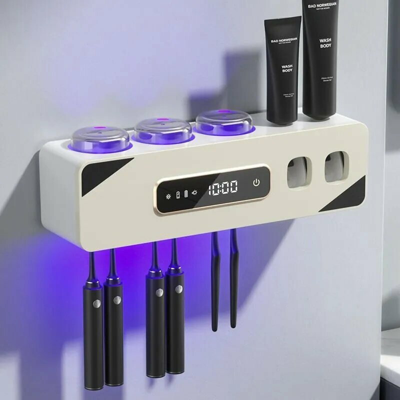 Дозатор зубной пасты, с ультрафиолетовой стерилизацией и сушкой