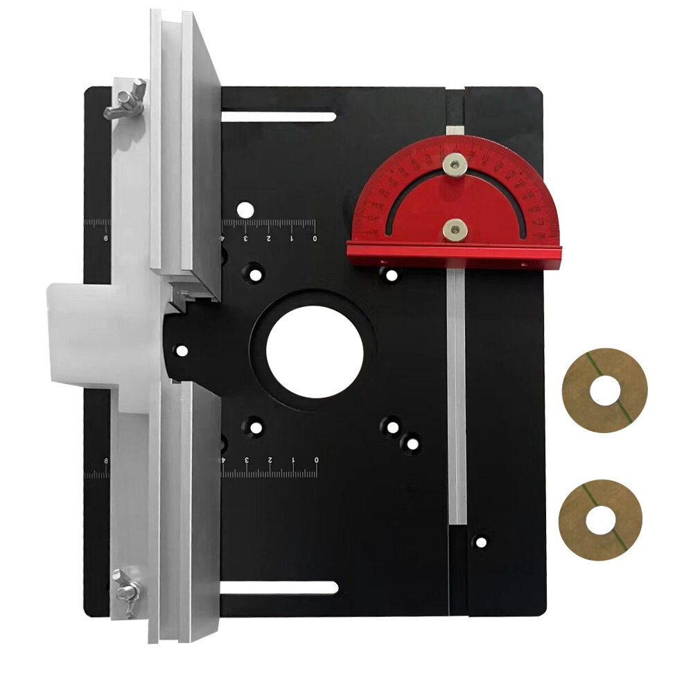 Комплект из 3 вставок для фрезерного стола из алюминиевого сплава, для обработки древесины, фрезерных станков, гравировальных станков, вспомогательных инструментов для деревообработки.