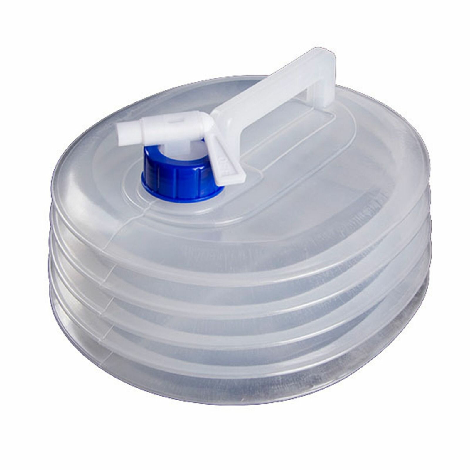 Складной контейнер для воды объемом 5 л с краном, портативный пищевой пластиковый кувшин для хранения воды для кемпинга, пешего туризма, автофургона, экстренной помощи на открытом воздухе