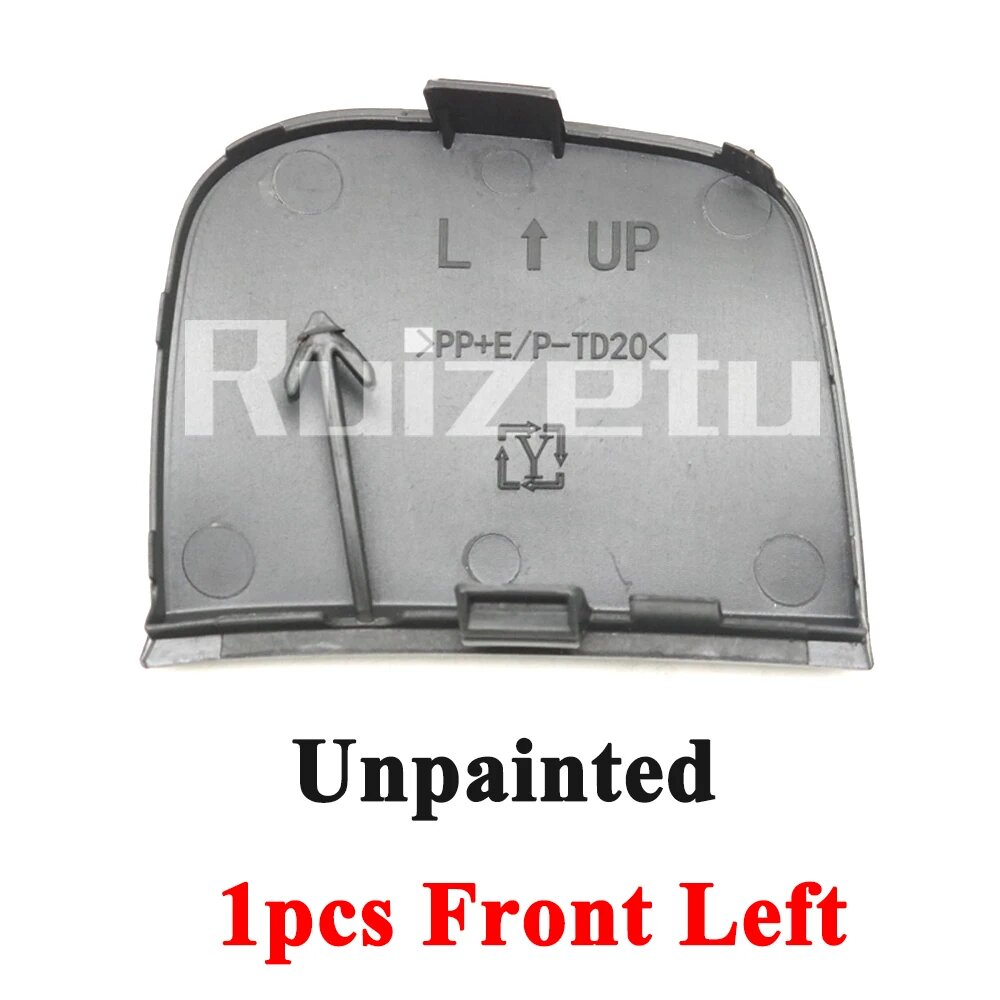 Для Toyota BZ4X 2022 2023 2024, передний и задний бампер, фаркоп, крышка, тяга 1pc F L Unpainted