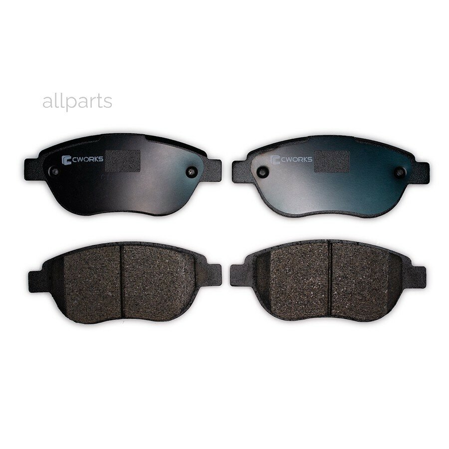 CWORKS C11CR0015 Колодка тормозная передняя (кт.4шт) Low Metallic CITROEN: BERLINGO C3 I (FC_ FN_) C4 I (LC_)
