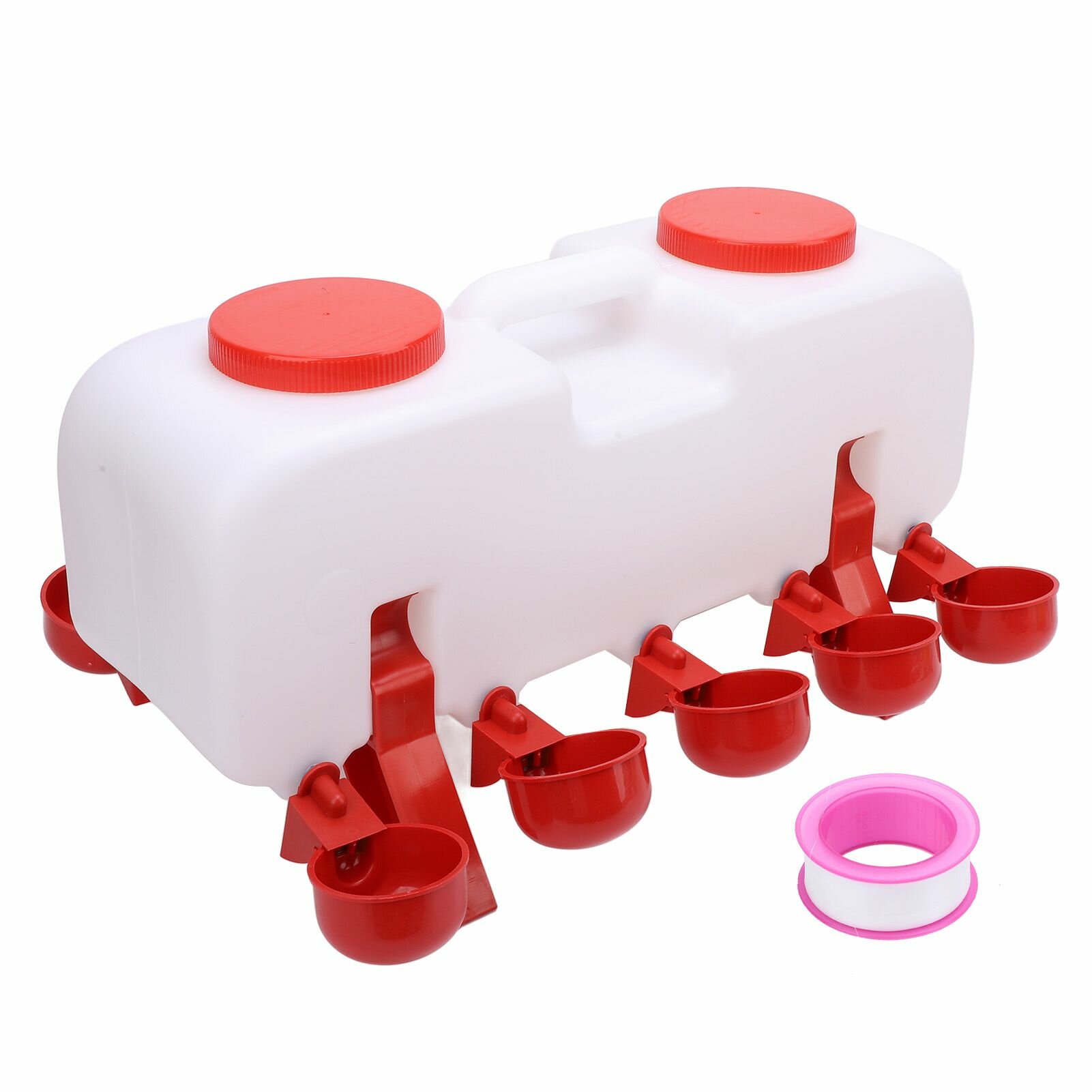 Автоматическая поилка для кур, антиопрокидывающаяся пластиковая гигиеническая система поения кур для птицефермы