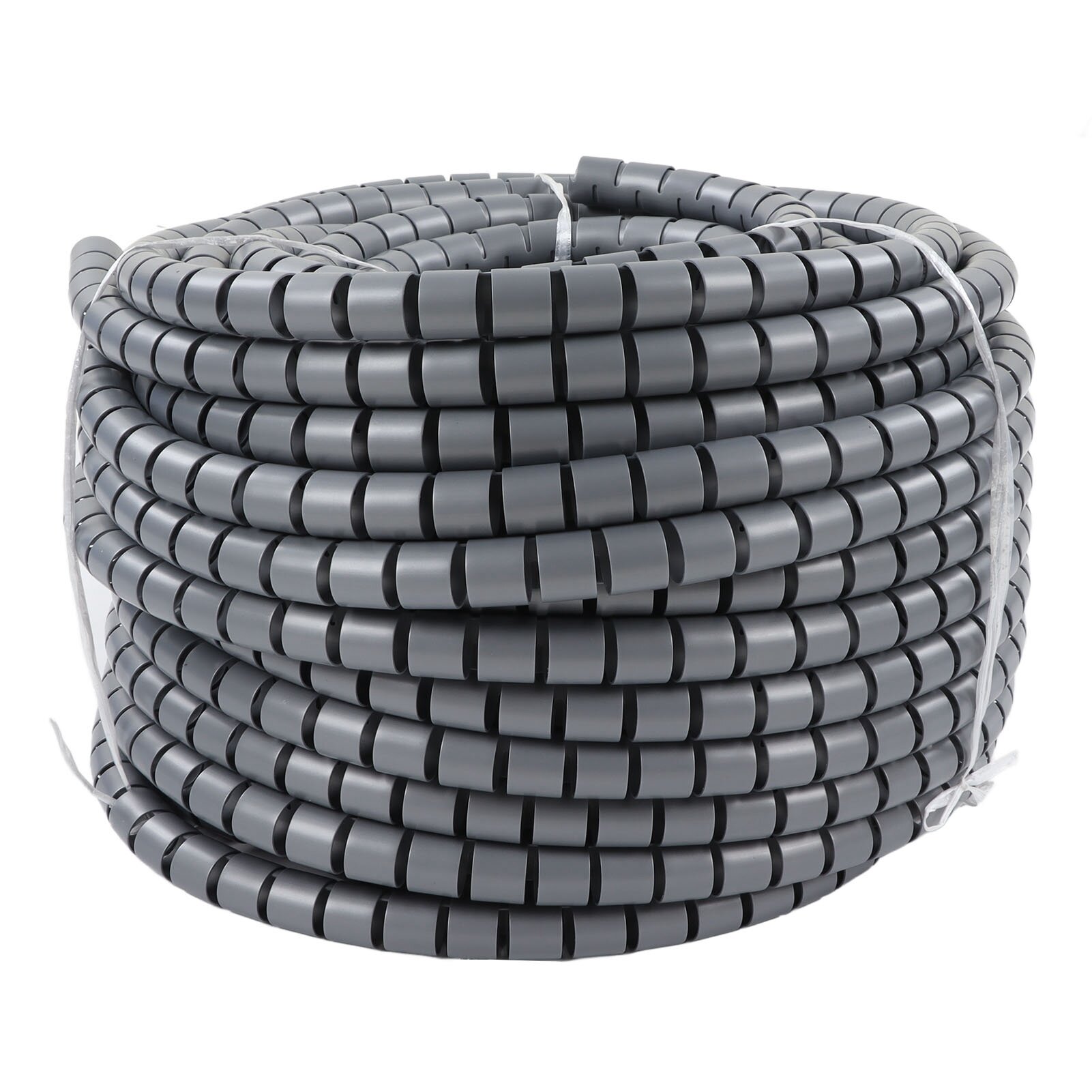 Спиральная обмотка для защиты проводов PE, гибкая обмотка провода, труба обмоточная, защитный чехол для бытовой техники 22мм / 0.87 дюйма DIA 50м / 164.04 фута