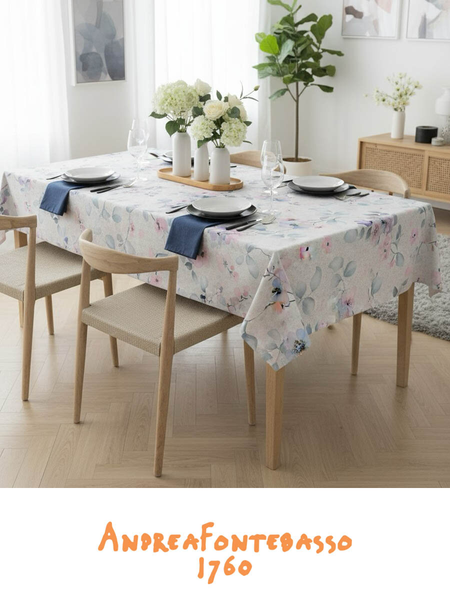 Скатерть прямоугольная Andrea Fontebasso Watercolor Wate 140x180 см