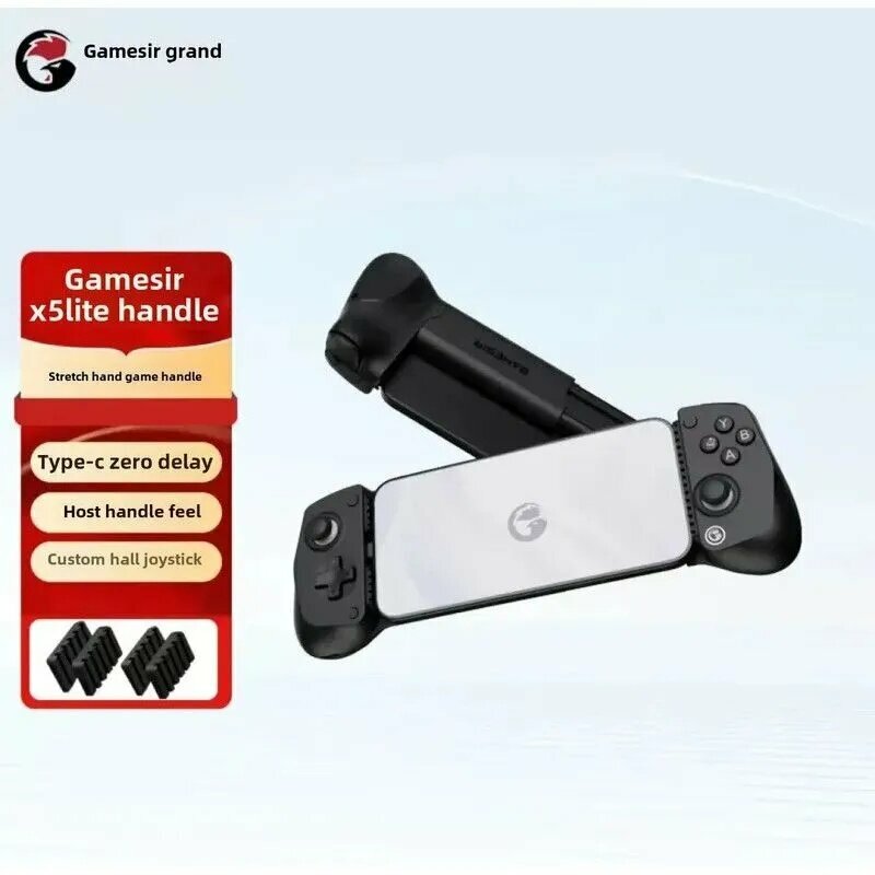 Геймпады Gamesir X5 Lite для Android Type-C увеличивают длину экрана до 213 мм, поддерживают непрерывную работу проводных игровых контроллеров по индивидуальному заказу.