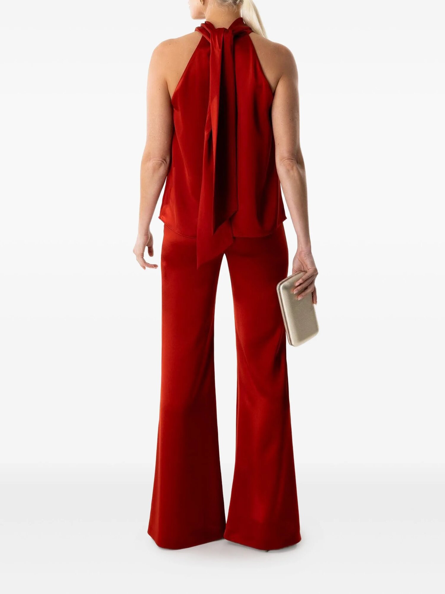Блуза Galvanni Halter-neck bow-detail blouse, размер 44 — фото 1
