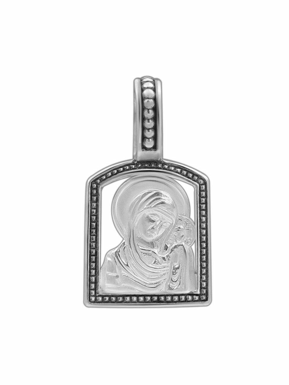 Подвеска, серебро, 925 проба, чернение