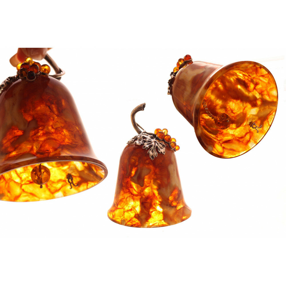 Сувенир "Колокольчик" из янтаря