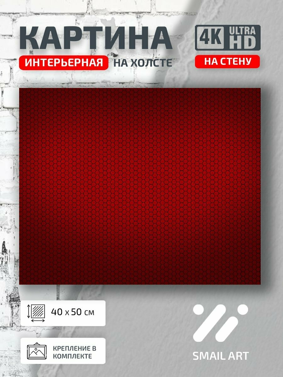 Картина на холсте интерьерная 40 на 50 на стену Сетка Abstract для офиса абстракция декор
