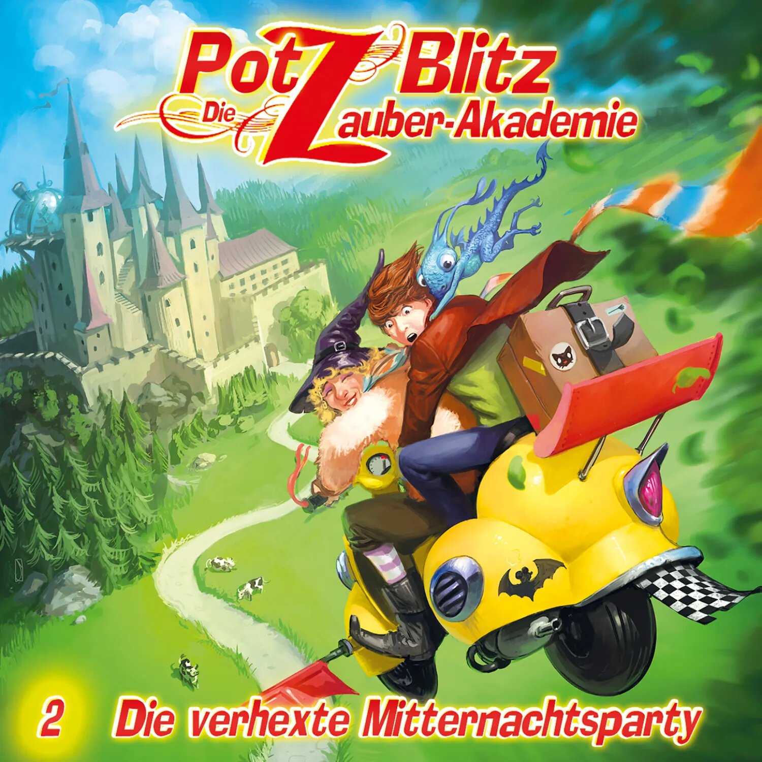 Potz Blitz - Die Zauber-Akademie, Folge 2: Die verhexte Mitternachtsparty [Аудиокнига]