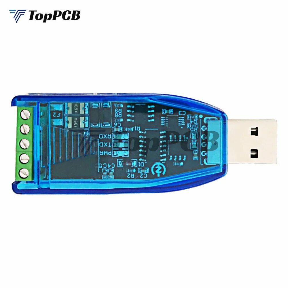 Преобразователь USB в RS485, обновление модуля изоляции, промышленные телевизоры, Защита от электростатического разряда, оригинальная стандартная зеркальная плата соединителя CH340E