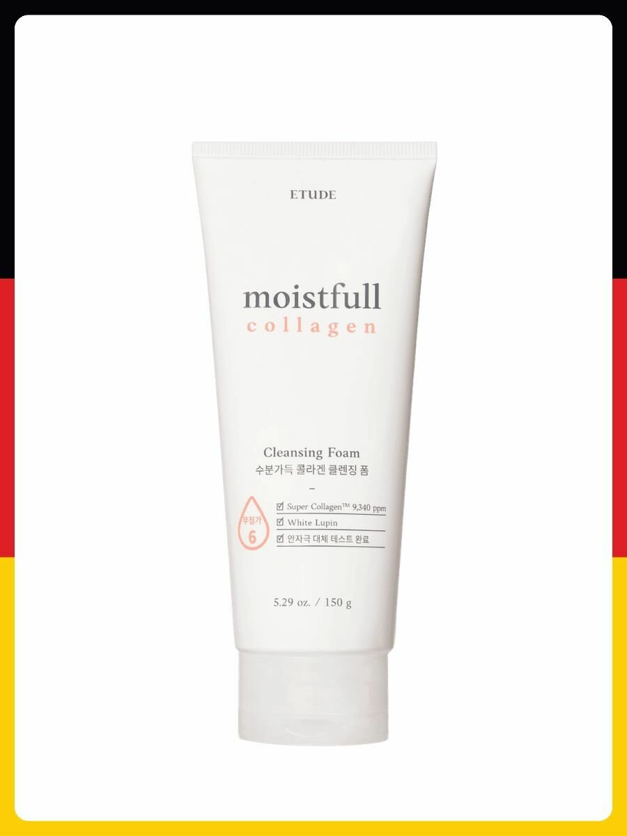 Средство для умывания ETUDE ETUDE Moistfull Collagen Cleansing Foam