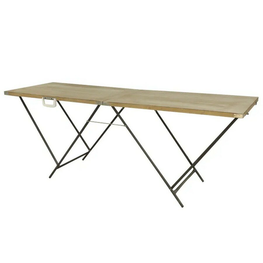 Стол складной для уличной торговли, 2-х секционный. Столешница из фанеры, Размер 1800х600х650 мм, до 20 кг.- 1 шт.