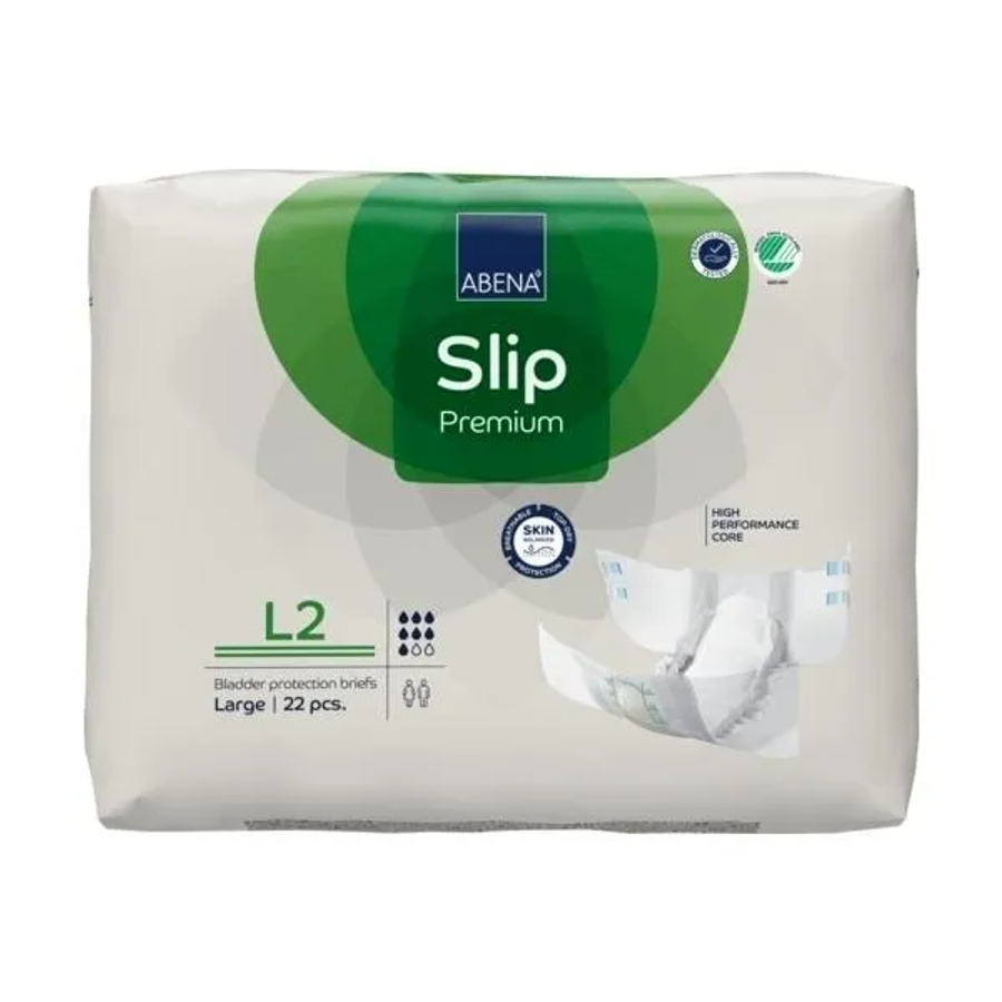 Подгузники для взрослых Abena Slip L2, объем талии 100-150 см, 22 шт.