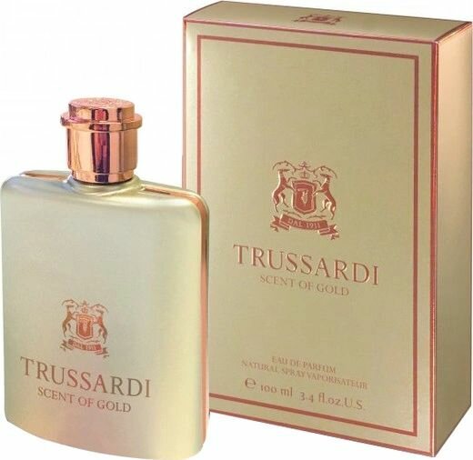 Trussardi scent of gold 100ml парфюмерная вода