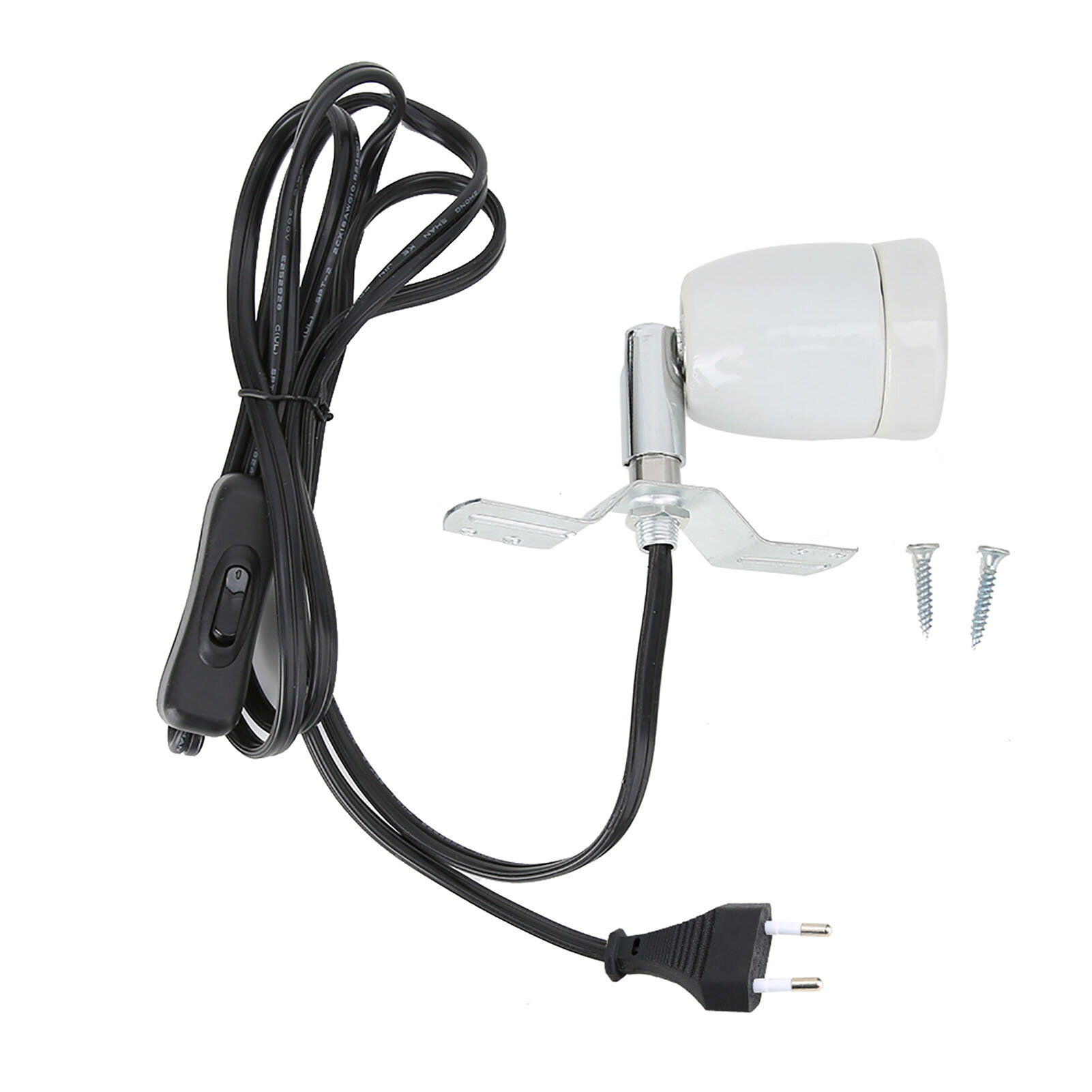 Лампа накаливания E27 с поворотным цоколем для рептилий, мощностью 300 Вт.