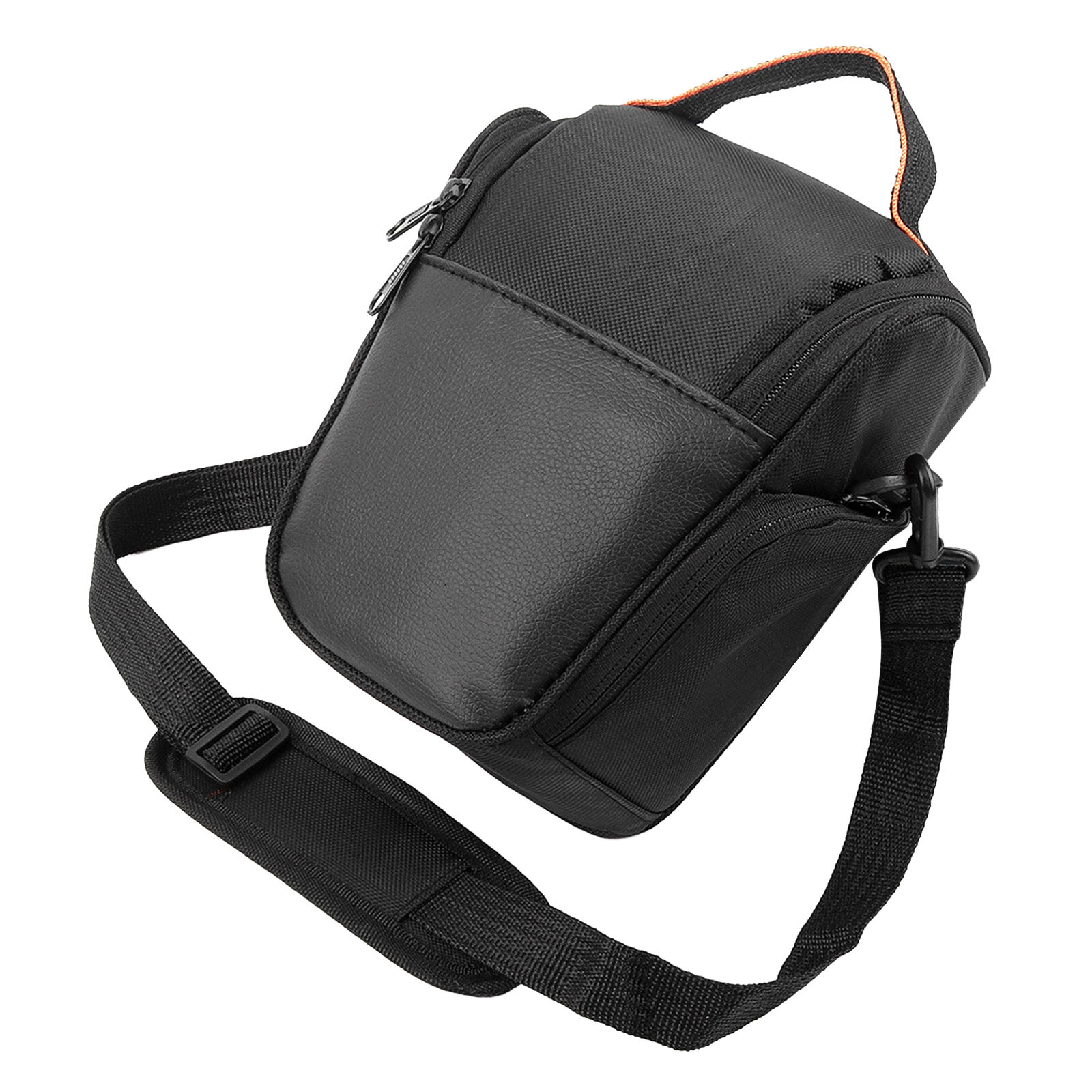 Camera Bag для SLR/DSLR, Gadget Bag с подушкой, Shoulder Carrying Bag, аксессуар для фотографии, Gear Case, водонепроницаемый, антишоковый, черный цвет, размер 21*11*11см, вес 280г, упаковка 22*12*12см, вес упаковки 300г, материал нейлон+пена, 1 шт.
