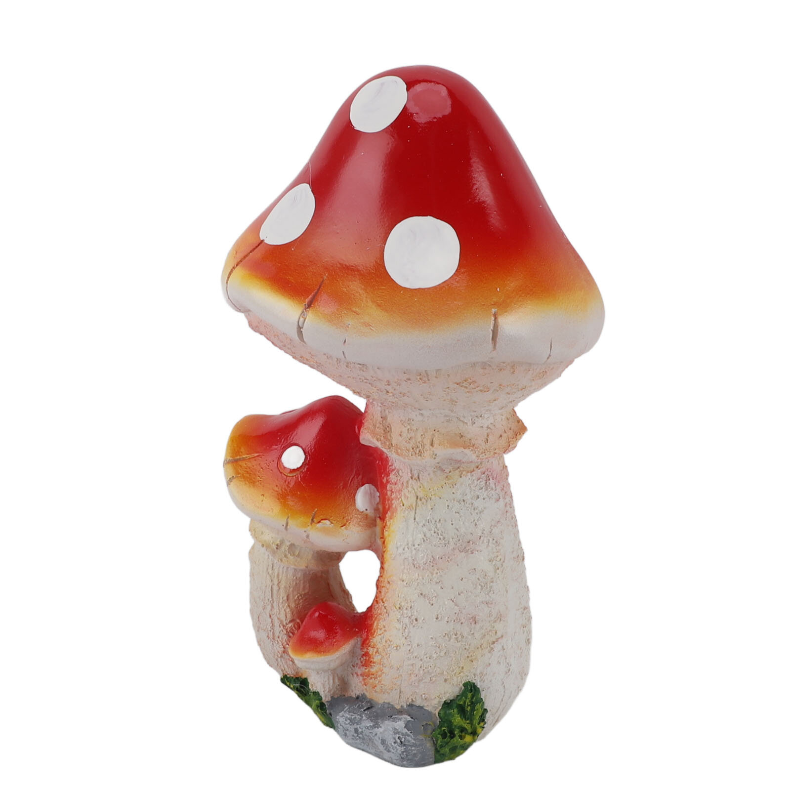Смола Грибной Декор 3 Гриба Дизайн Изысканный Декоративный Прочный Универсальный Декор Для Открытого Сада Грибы Орнамент Красный Гриб
