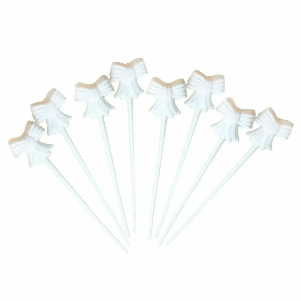 Пластиковые палочки с креплением для белых фольгированных шаров, комплект 200 штук